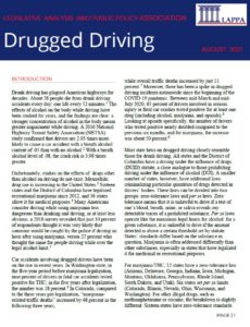 Drugged Driving | LAPPA